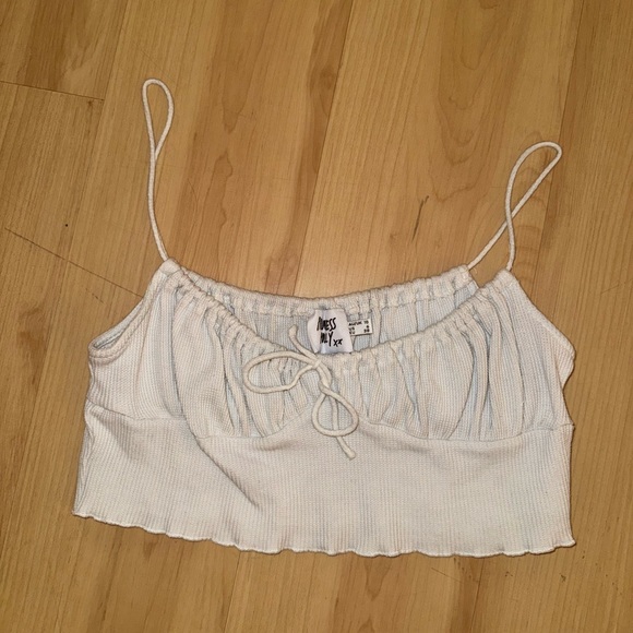 Princess Polly | Tops | Princess Polly White Tank Crop | Poshmark